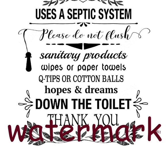 Wall Decor | Home Septic System Rules Quote Photo 8x1 | Poshmark